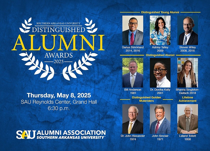 SAU to honor nine alumni at Distinguished Alumni Awards Dinner | Magnolia Banner News
