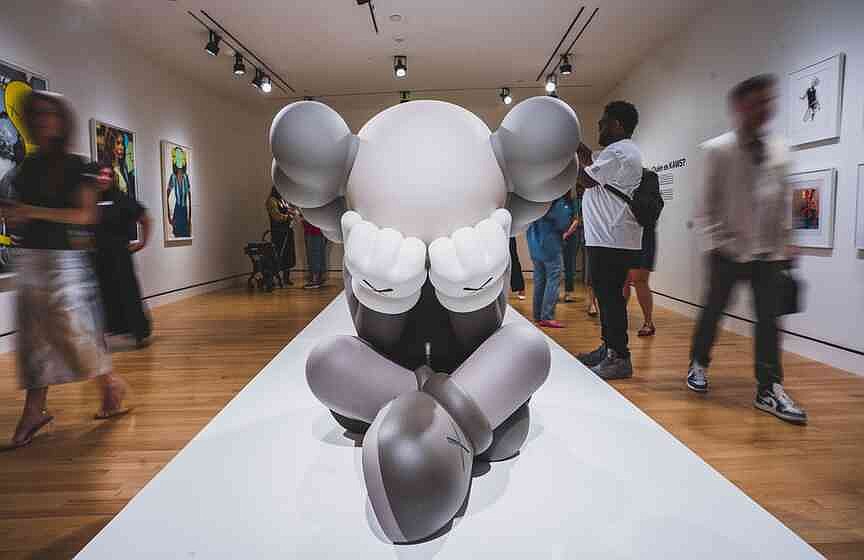 Artist known as KAWS brings whimsical work to Crystal Bridges | The ...