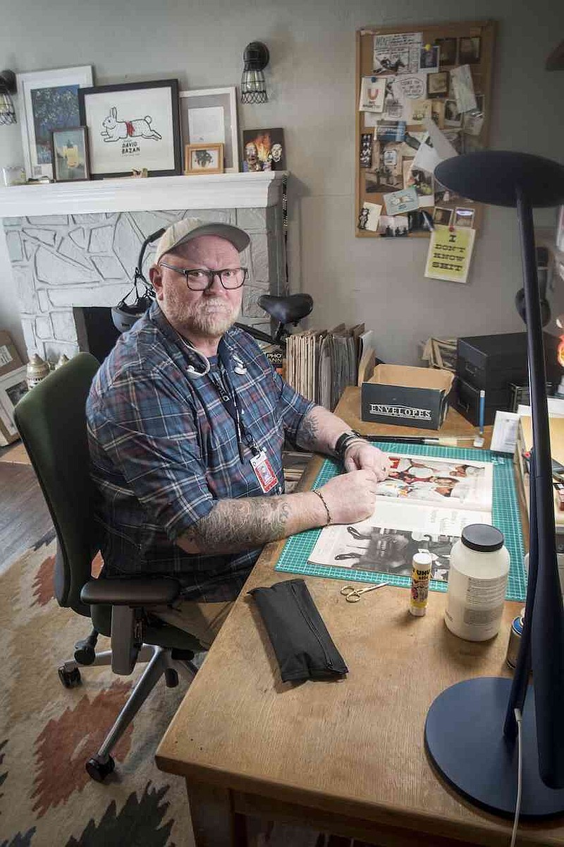 IN THE STUDIO: Church creates collages in home studio | The Arkansas ...