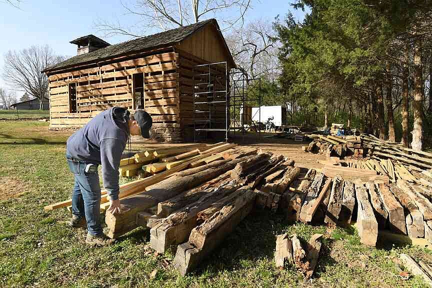 PHOTOS: Historic log structure restored in Prairie Grove | The Arkansas ...