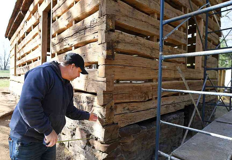 PHOTOS: Historic log structure restored in Prairie Grove | Northwest ...