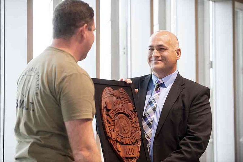 PHOTOS: Springdale police chief retires | Northwest Arkansas Democrat ...