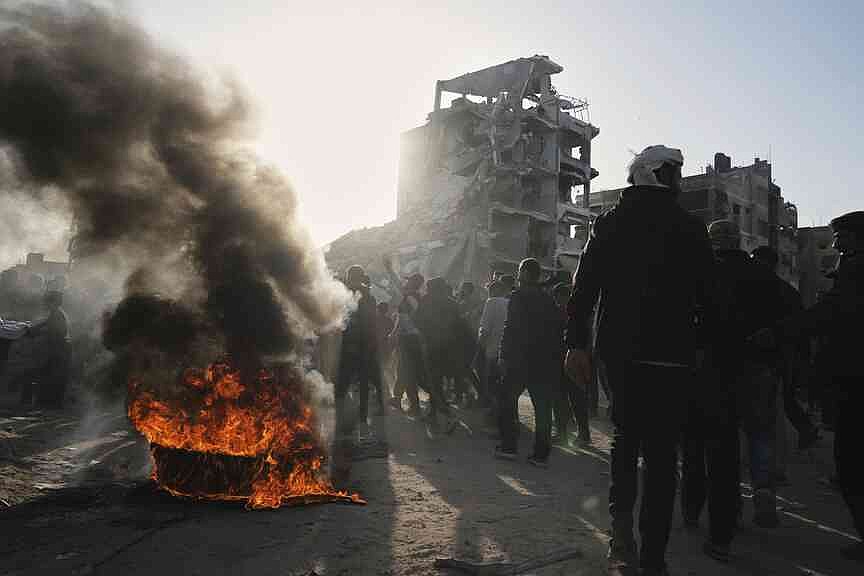 Palestinians in Gaza protest for second day | Northwest Arkansas ...