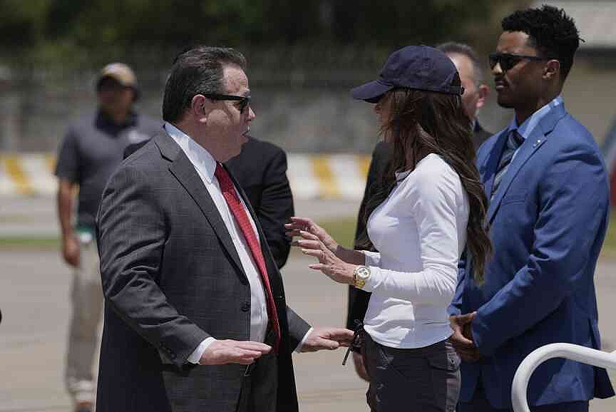 Homeland Secretary Noem visits El Salvador prison where deported ...