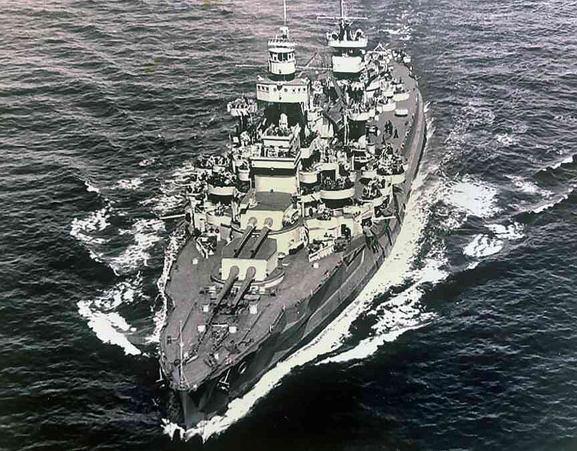 Anthony Sirco, a gunner on the USS Arkansas, kept a detailed journal of ...