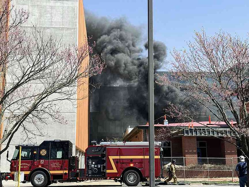 Bentonville’s Downtown Activity Center catches fire Wednesday; no ...