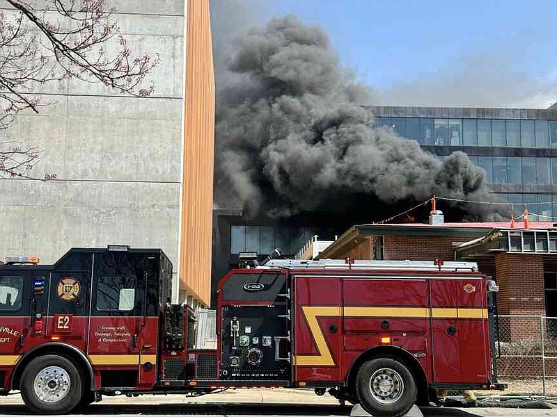 Bentonville’s Downtown Activity Center catches fire Wednesday; no ...