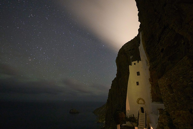 Photo Gallery | From Greek monastery on island cliffside, prayer lift ...