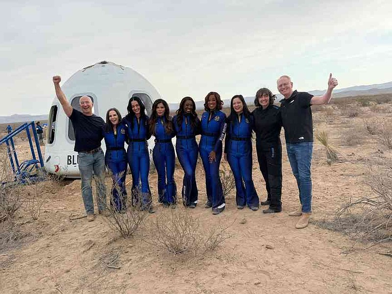 Blue Origin launches an all-female celebrity crew including Katy Perry ...