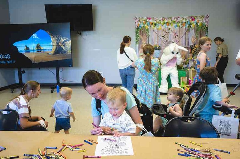 PHOTOS: Easter Bunny visits sheriff’s office in Bentonville | Northwest ...