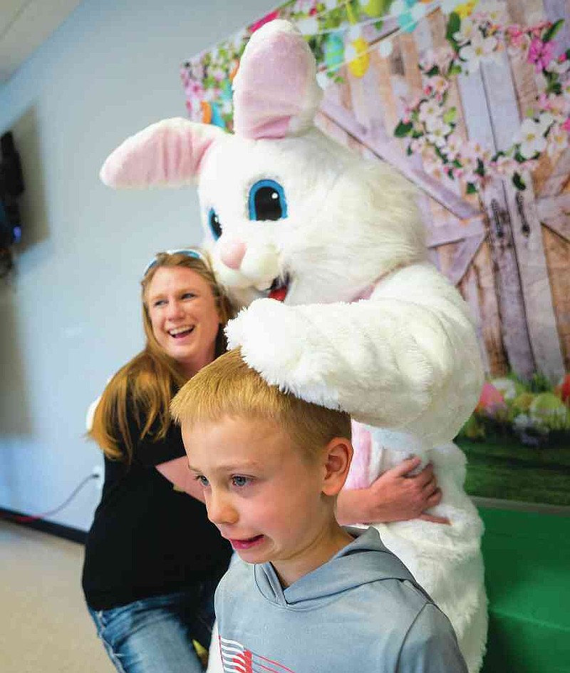 PHOTOS: Easter Bunny visits sheriff’s office in Bentonville | The ...