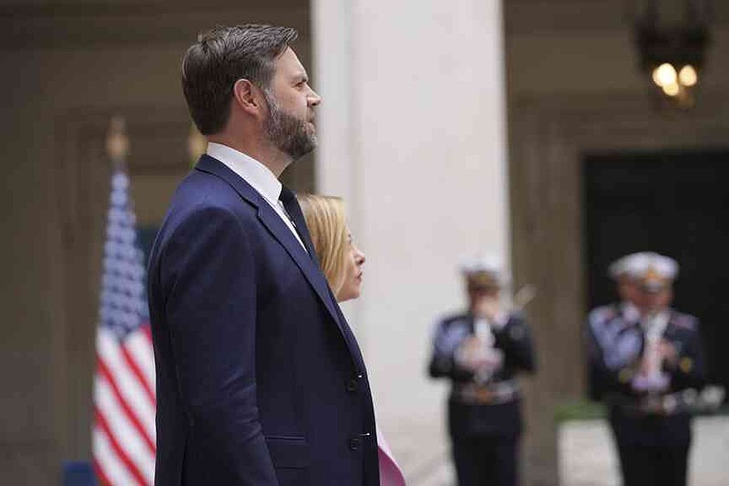 Vance, Meloni discuss tariffs | Northwest Arkansas Democrat-Gazette