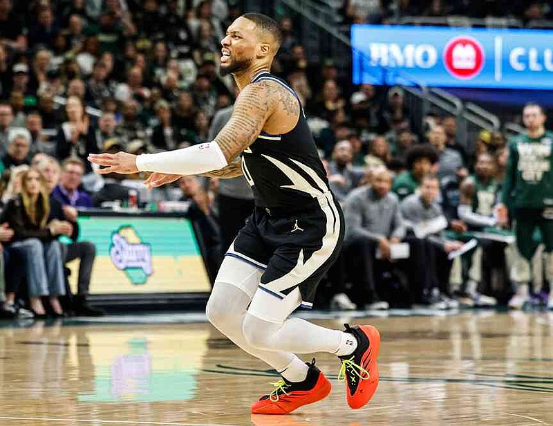 Bucks confirm Lillard’s Achilles tear | Northwest Arkansas Democrat-Gazette