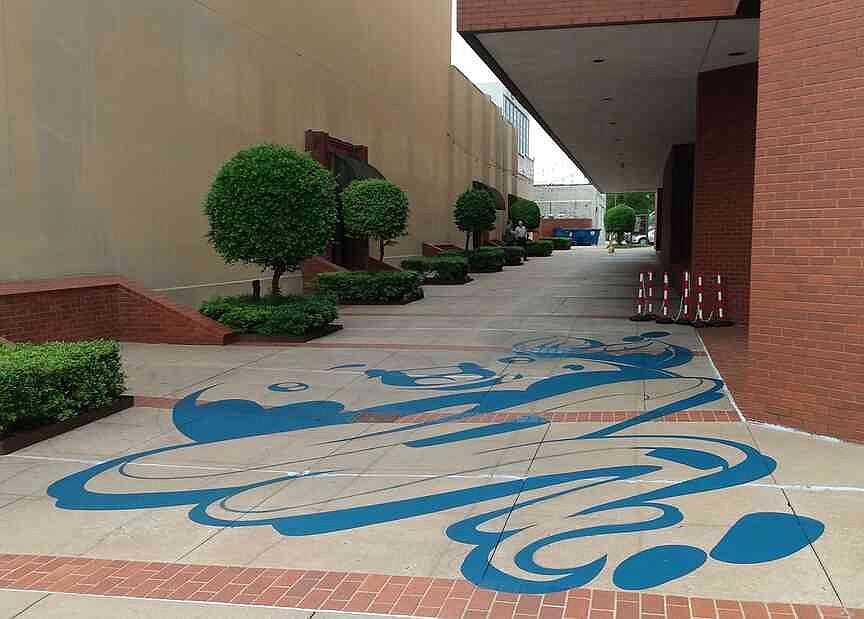 Downtown Fort Smith alleyway art walk progress paused by spring showers ...