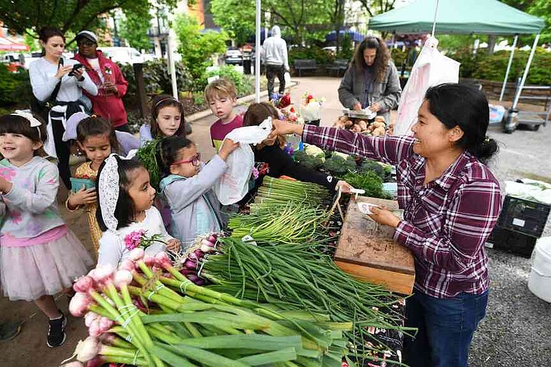 PHOTOS: Kindergarteners visit farmers market in Fayetteville ...