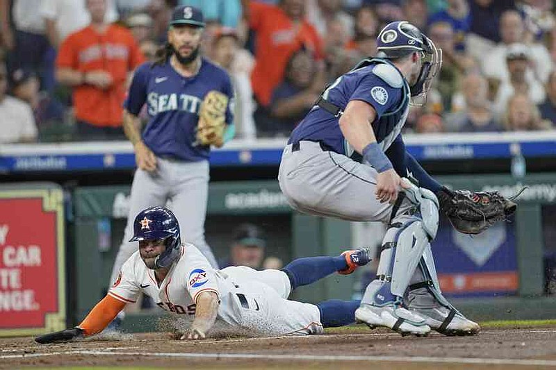 Astros capitalize on Mariners’ early errors for win | The Arkansas ...