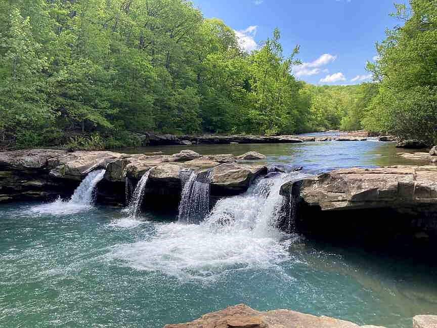 Waterfall the centerpiece of scenic Kings River Falls Natural Area ...
