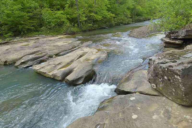 Waterfall the centerpiece of scenic Kings River Falls Natural Area ...