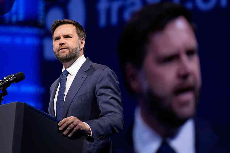 Vance praises US cryptocurrency | Northwest Arkansas Democrat-Gazette