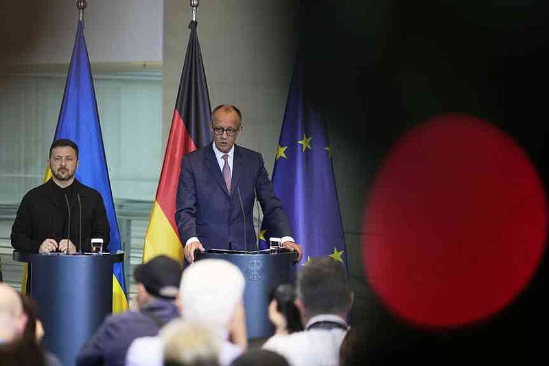 Germany’s Merz offers to help Ukraine develop long-range missiles to hit Russia | Hot Springs ...