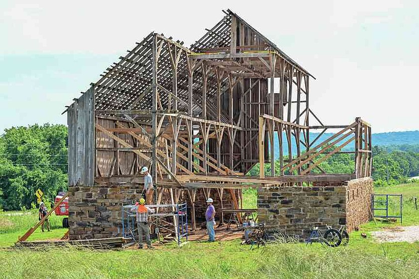 PHOTOS: Timber frame workshop in Canehill | Northwest Arkansas Democrat ...