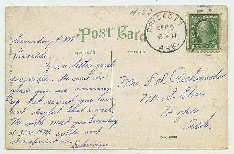 Arkansas Postcard Past: Prescott, circa 1910 | The Arkansas Democrat ...