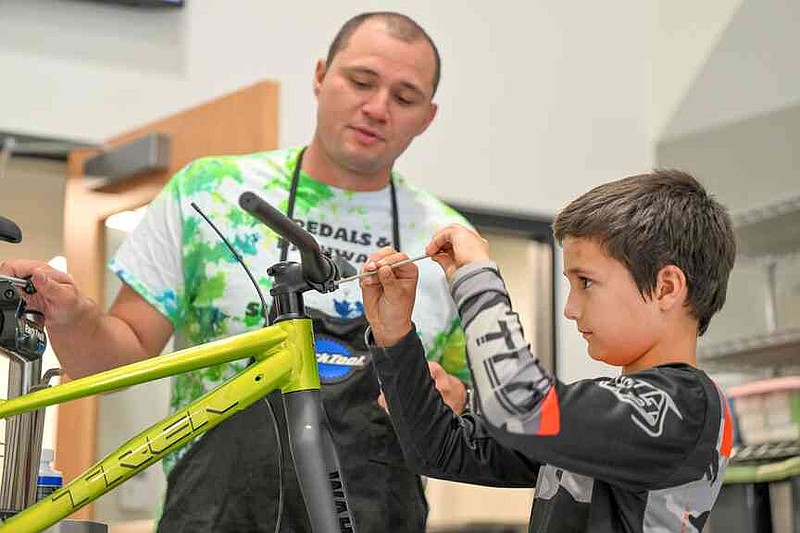PHOTOS: Bicycle camp in Bentonville | Northwest Arkansas Democrat-Gazette