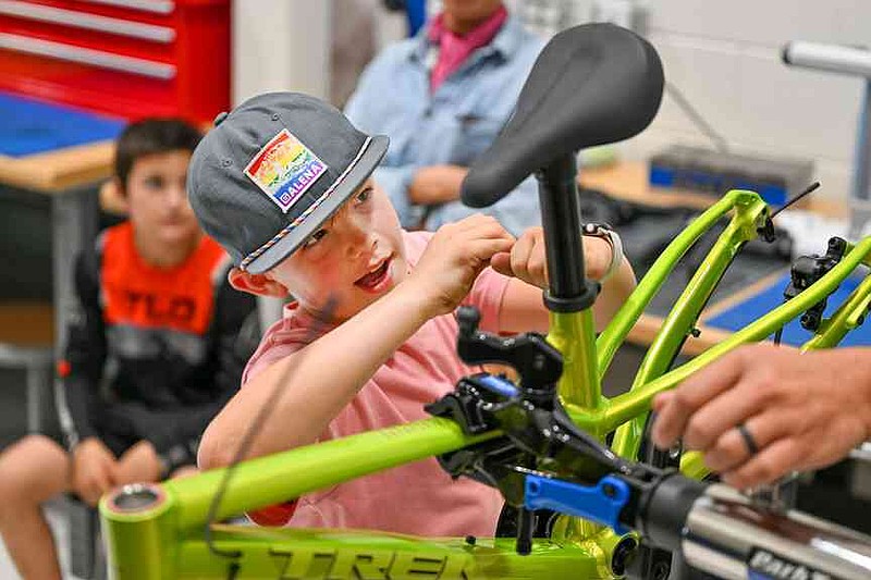PHOTOS: Bicycle camp in Bentonville | Northwest Arkansas Democrat-Gazette