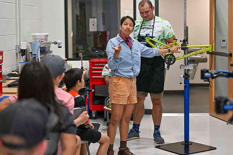 PHOTOS: Bicycle camp in Bentonville | Northwest Arkansas Democrat-Gazette