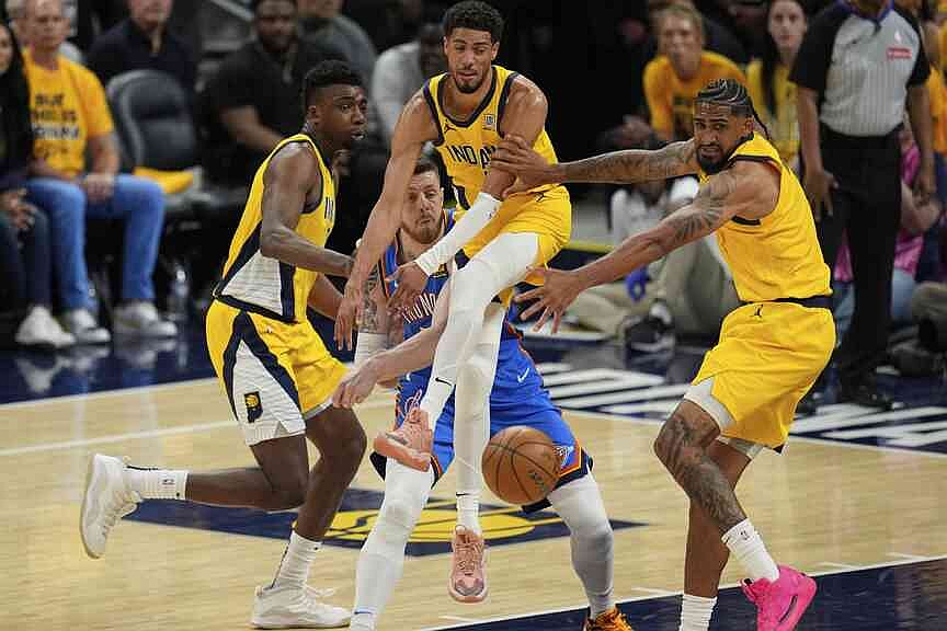 Bench play sends Pacers to 2-1 lead | The Arkansas Democrat-Gazette ...