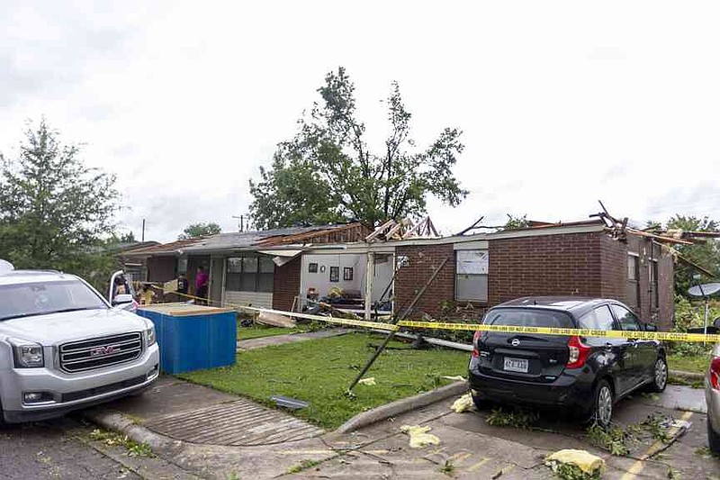 Confirmed EF1 tornado damages over 50 buildings in Van Buren | The ...