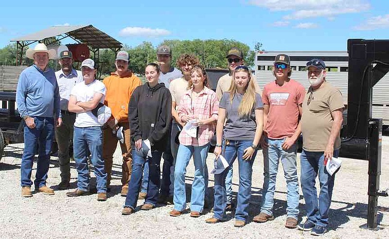 Hay trailer built by Pea Ridge students put to use on ranch | Northwest ...