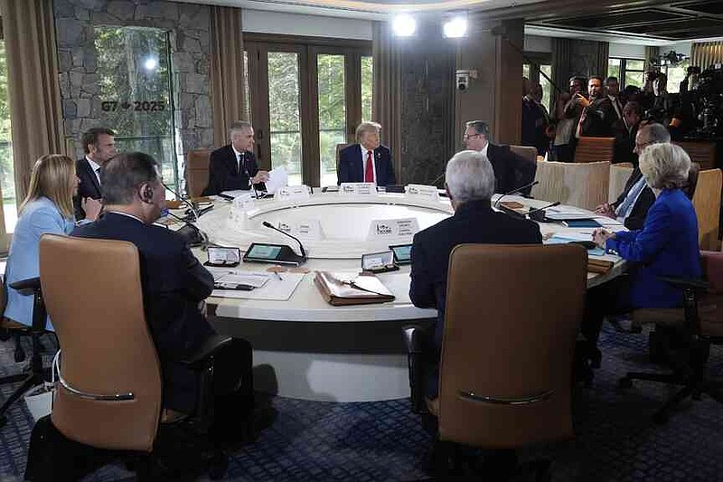 Trump abruptly exits G7 summit day early | The Arkansas Democrat ...