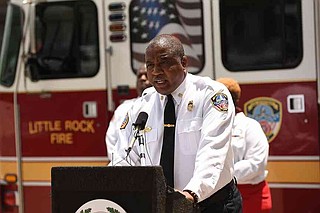 Little Rock city board votes to install Fire Chief Delphone Hubbard as ...