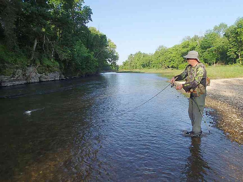 Getting to Osage Creek one challenge; swift water another | Northwest ...