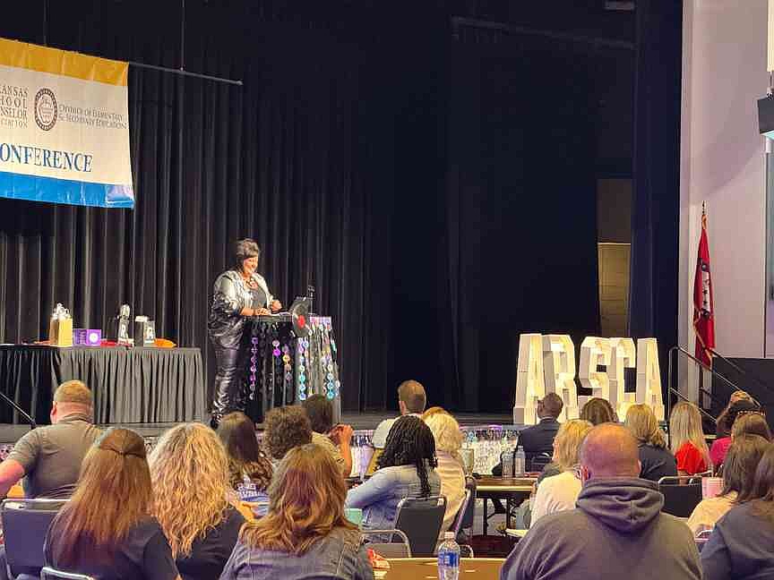 WATCH | “Walk with purpose”: Mallory Jacobs inspires counselors to shine at ArSCA conference ...