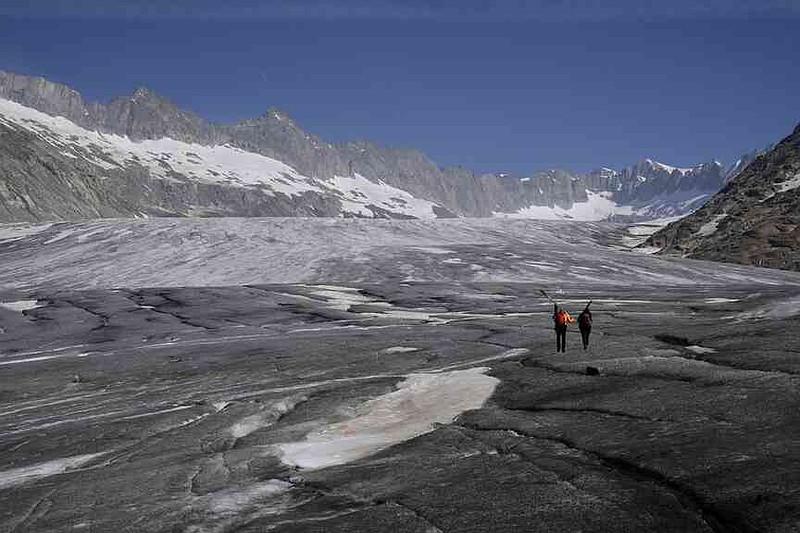 Swiss glaciers go hollow as warming accelerates melt | Northwest ...