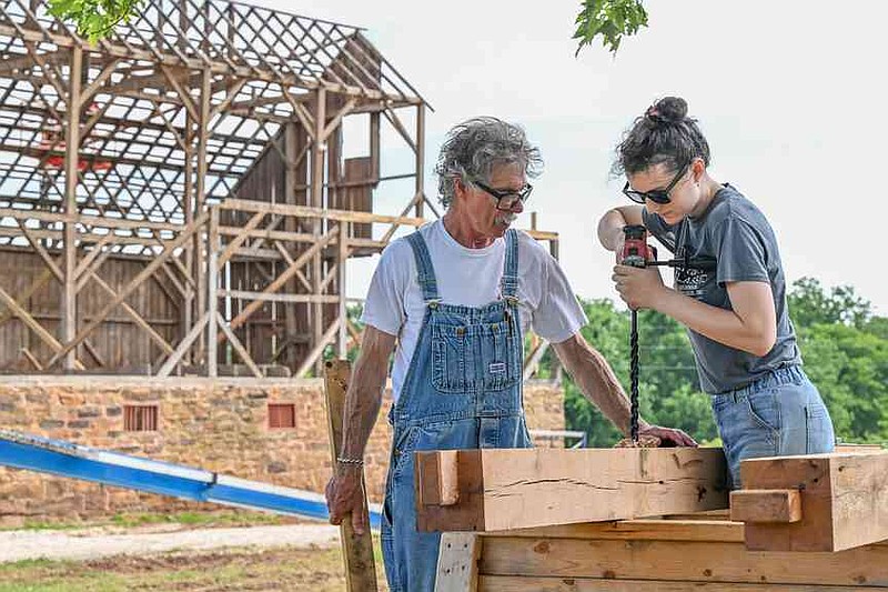 Timber framing workshop advances Colburn Barn restoration | Northwest ...
