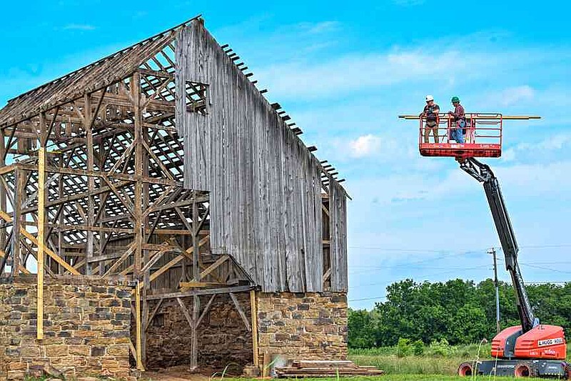 Timber framing workshop advances Colburn Barn restoration | The ...