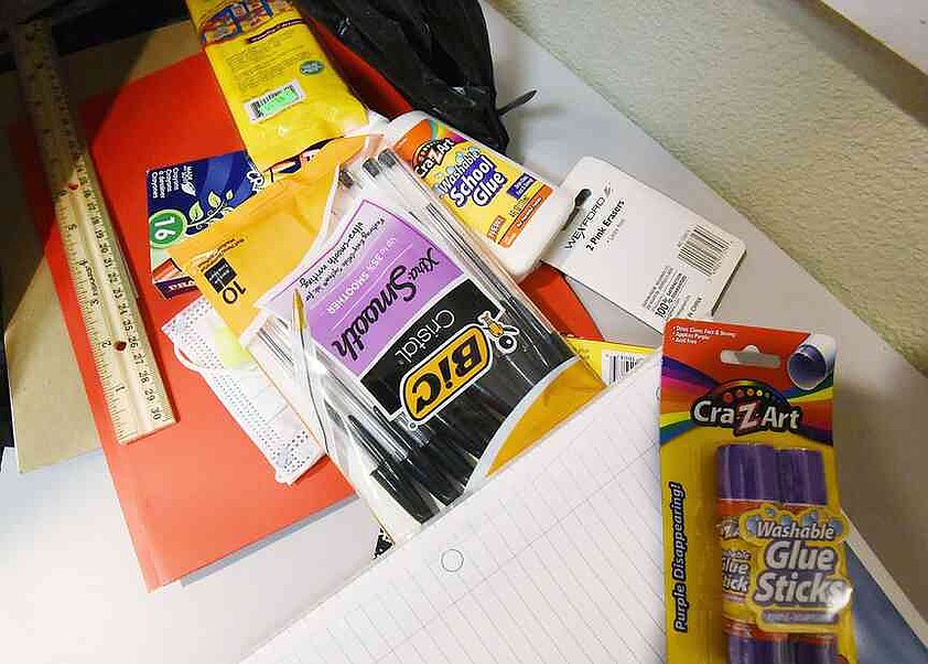 Gentry Primary School offers free school supplies for students ...