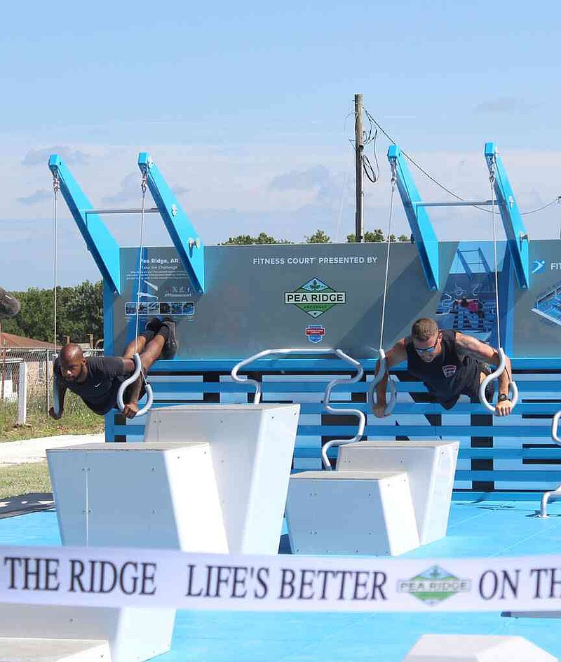 Police and Fire/EMS personnel compete for right to cut ribbon | Pea ...