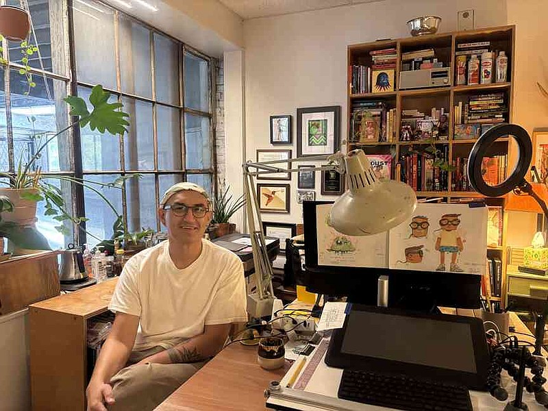 Fayetteville illustrator Zeke Peña’s “Sundust” bursts with colors ...