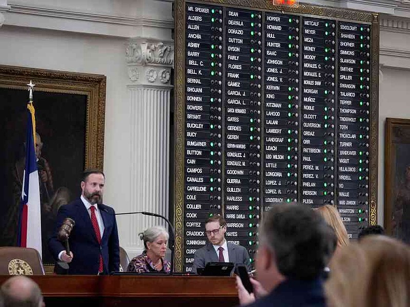 Texas Democrats block vote on congressional map | Northwest Arkansas ...