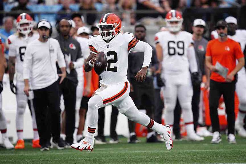 QB Sanders shines in Cleveland debut | The Arkansas Democrat-Gazette ...