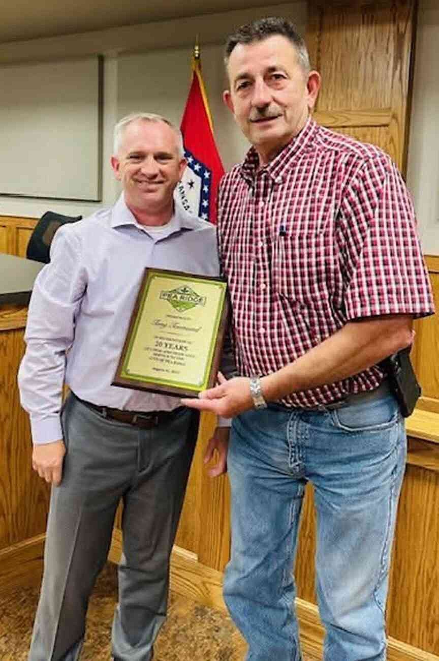 Townsend honored for 20 years | Pea Ridge Times