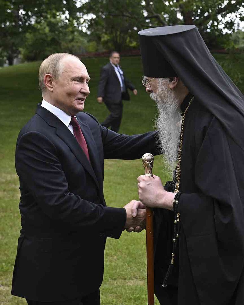 Archbishop rebuked for meeting Putin | Northwest Arkansas Democrat-Gazette