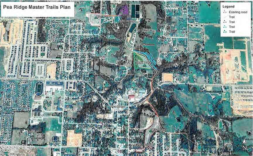 Pea Ridge seeks state help funding new trails, BMX park on land to be ...