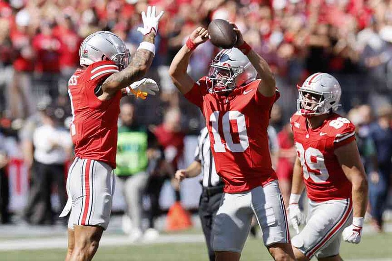 Ohio State’s QB relishes hot start | Northwest Arkansas Democrat-Gazette