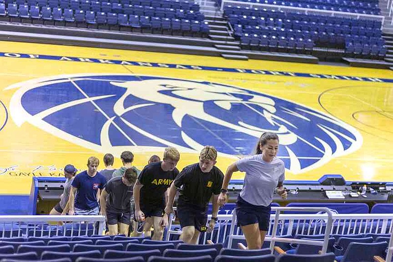 PHOTOS: UAFS remembers 9/11 with stair climb in Fort Smith | River ...