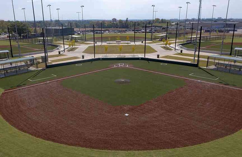 Bentonville finishes seven new baseball fields at Phillips Park as part ...